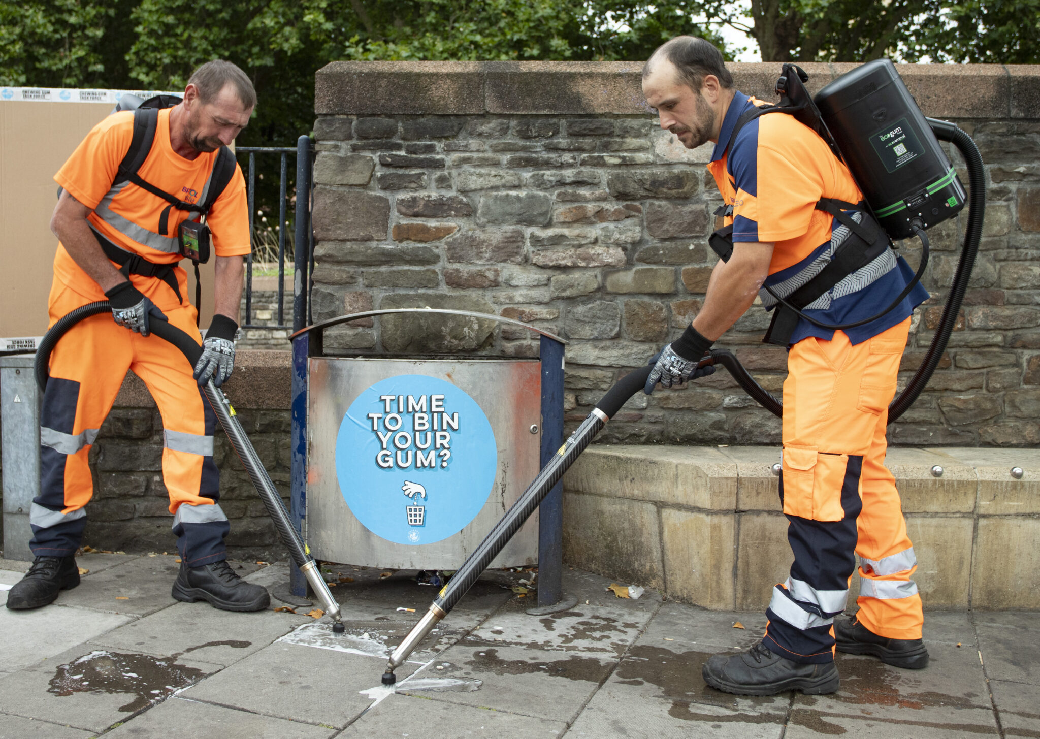 Bristol Waste awarded funding to remove chewing gum